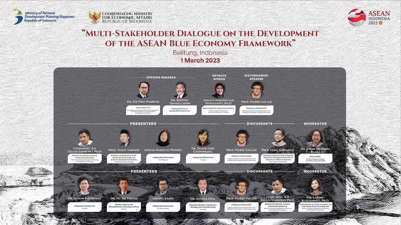 Multi-Stakeholder Dialogue on the Development of the ASEAN Blue Economy Framework