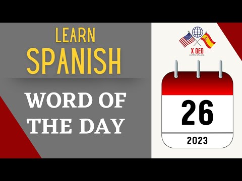 Learn Spanish ► WORD OF THE DAY ► How to Say [entire] in Spanish ► DAILY PHRASE 11/26/23 ► #XGEO