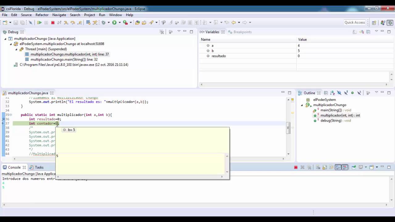 Java - Debug. Herramientas Eclipse