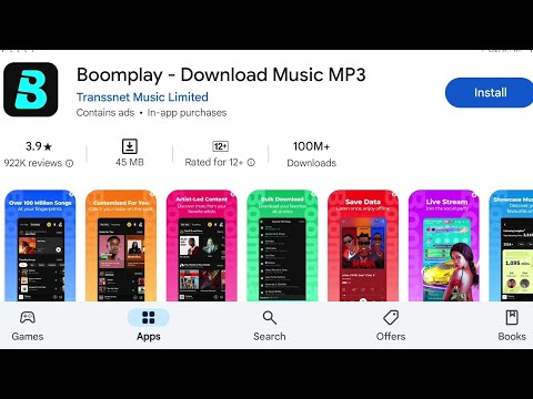 How To Install Boomplay Download Music Mp3 App's | How To Download Boomplay Download Music Mp3 App's