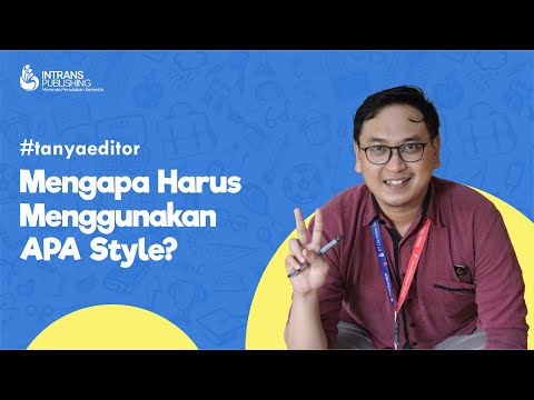 Teknik Referensi Menggunakan APA Format