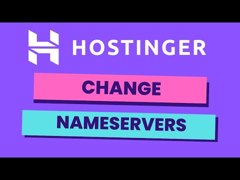 How to Change Nameservers in Hostinger