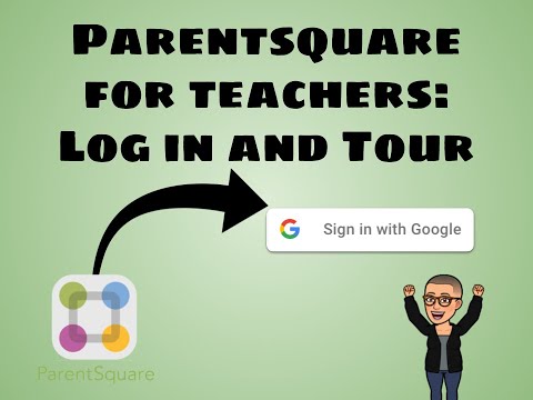 Parent Square Logging In and Dashboard Home