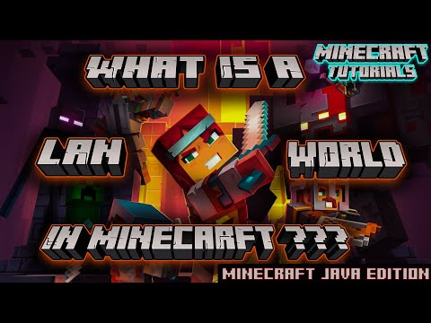 What is a LAN world in Minecraft?