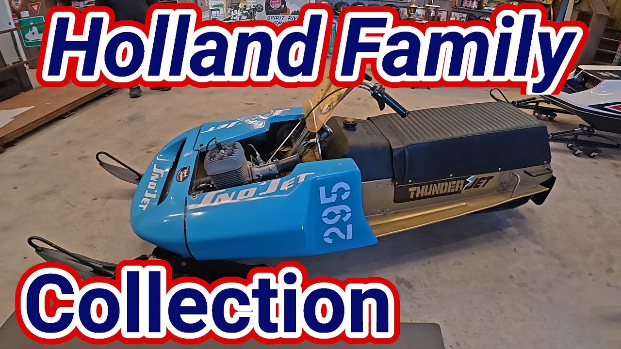 Holland Family Vintage Snowmobile Collection. Vintage Race Sleds and More!