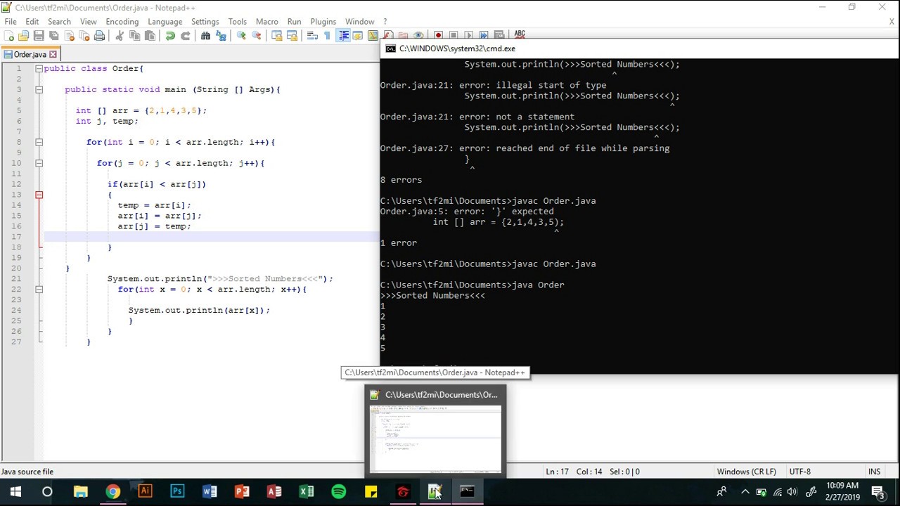 How to Create a Sorting Program without Using Array.sort