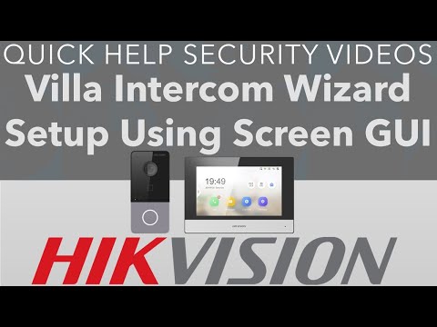 Hikvision IP Intercom Wizard Setup