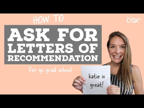 How to Request Letters of Recommendation for GC Graduate School