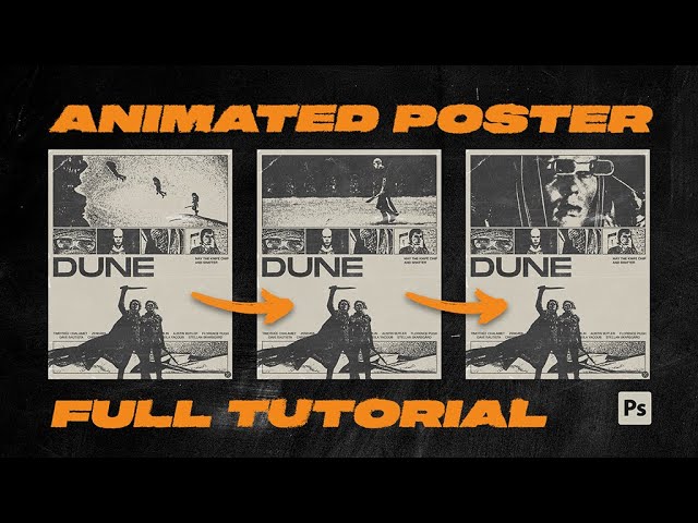 Creating Eye-Catching Animated Posters in Photoshop: A Step-by-Step ...