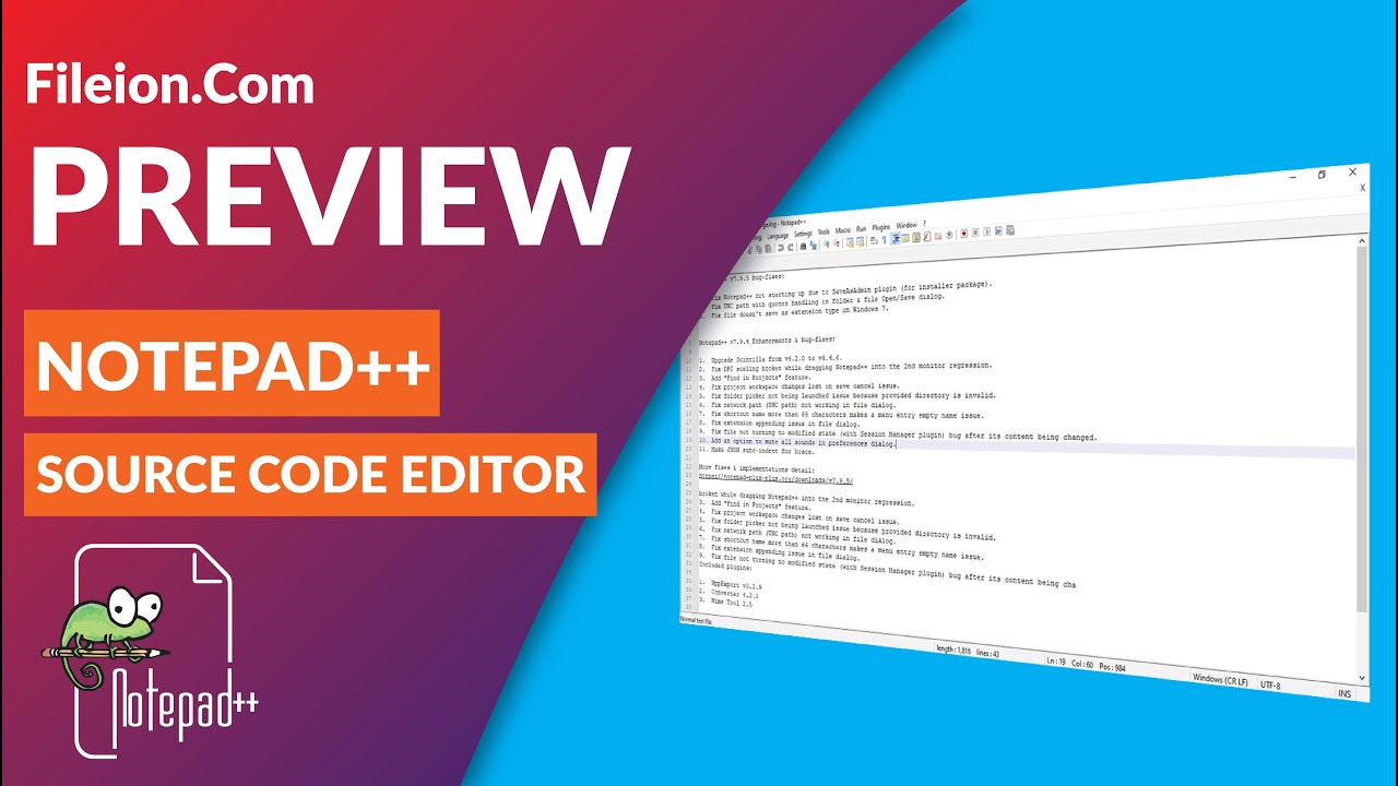 Notepad++ | Source Code Editor | Download Software Preview