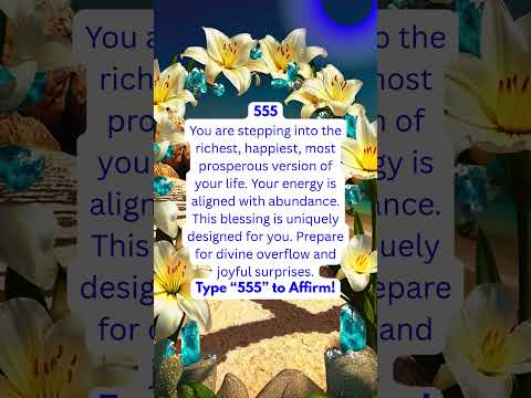Angel Number 555 means transformation is near #manifestation