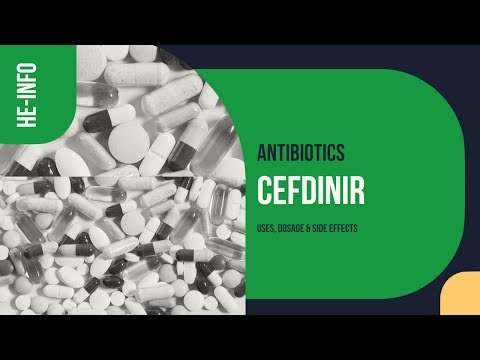 #Cefdinir | Uses, Dosage, Side Effects & Mechanism | Omnicef