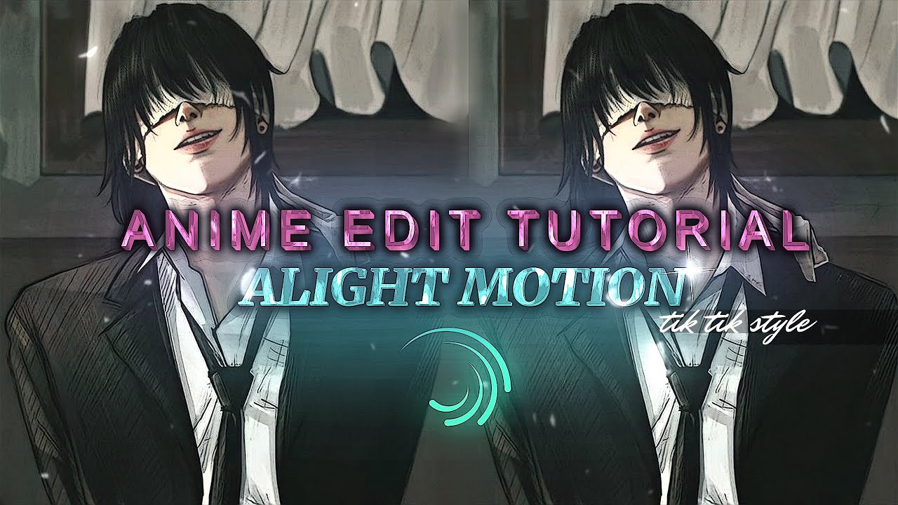 Anime Edit Tutorial (tik tok style) / Alight Motion (link, xml, qr-code )