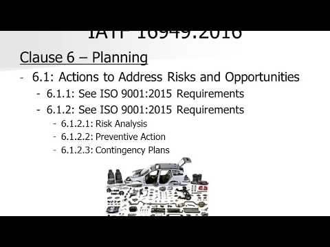 IATF 16949 2016 Overview Presentation and Training