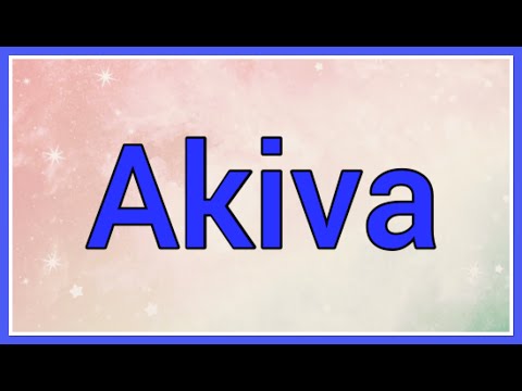 Akiva | Name Origin Variations