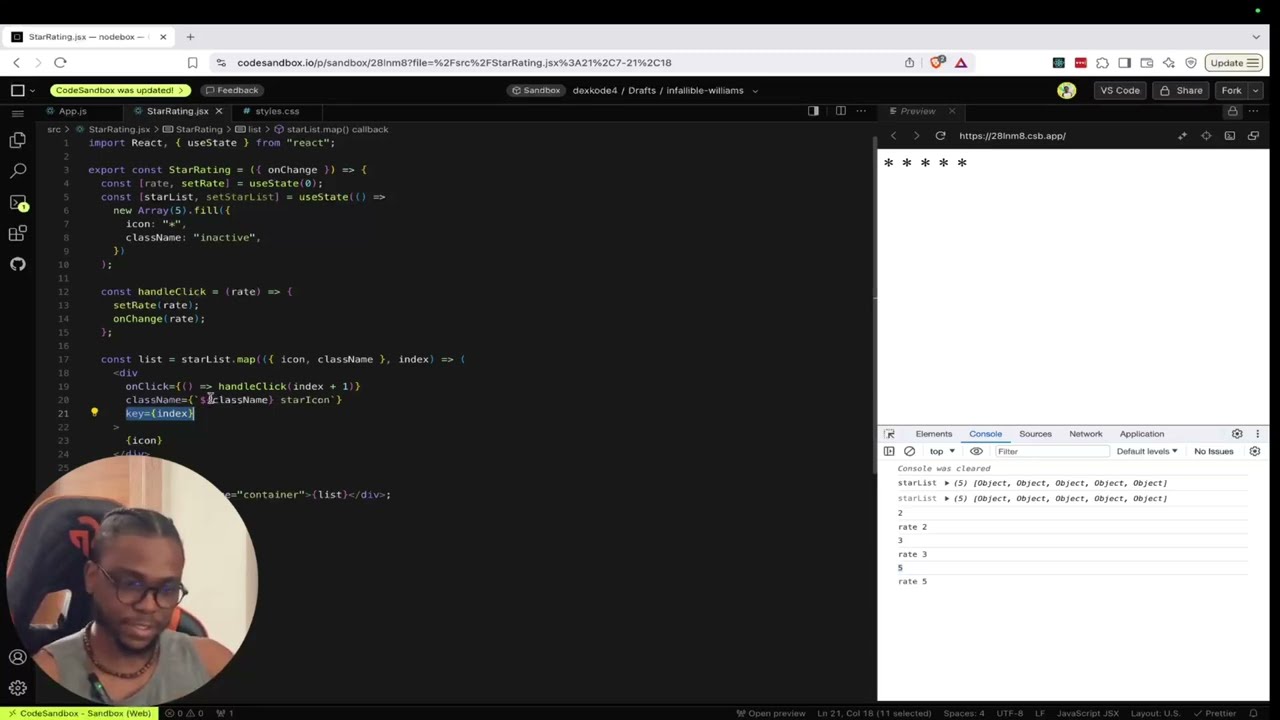 Mastering React JS: Build a five star Component!