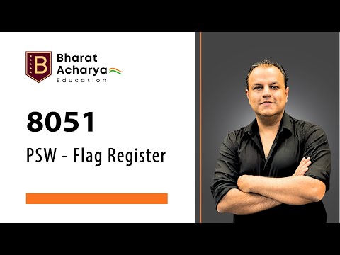 8051 | PSW Flag Register | Bharat Acharya Education