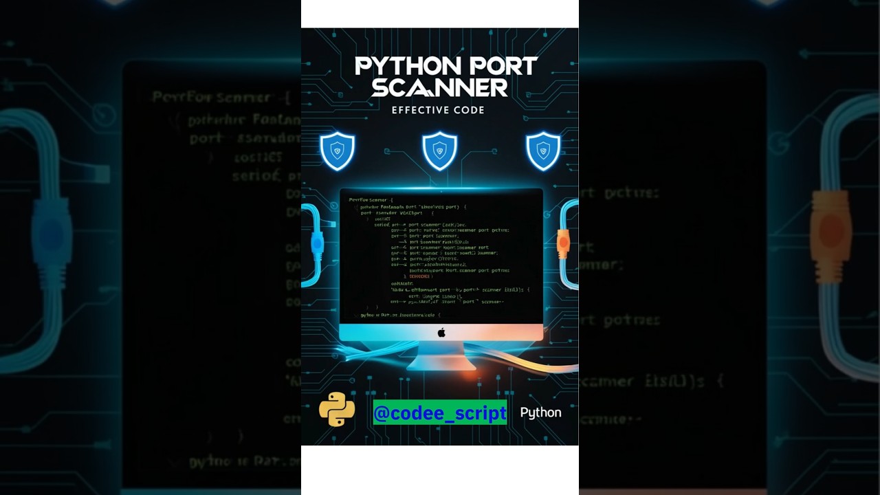 | Build a Basic Port Scanner in Python | Python Networking Tutorial | #cybersecurity #portscanner