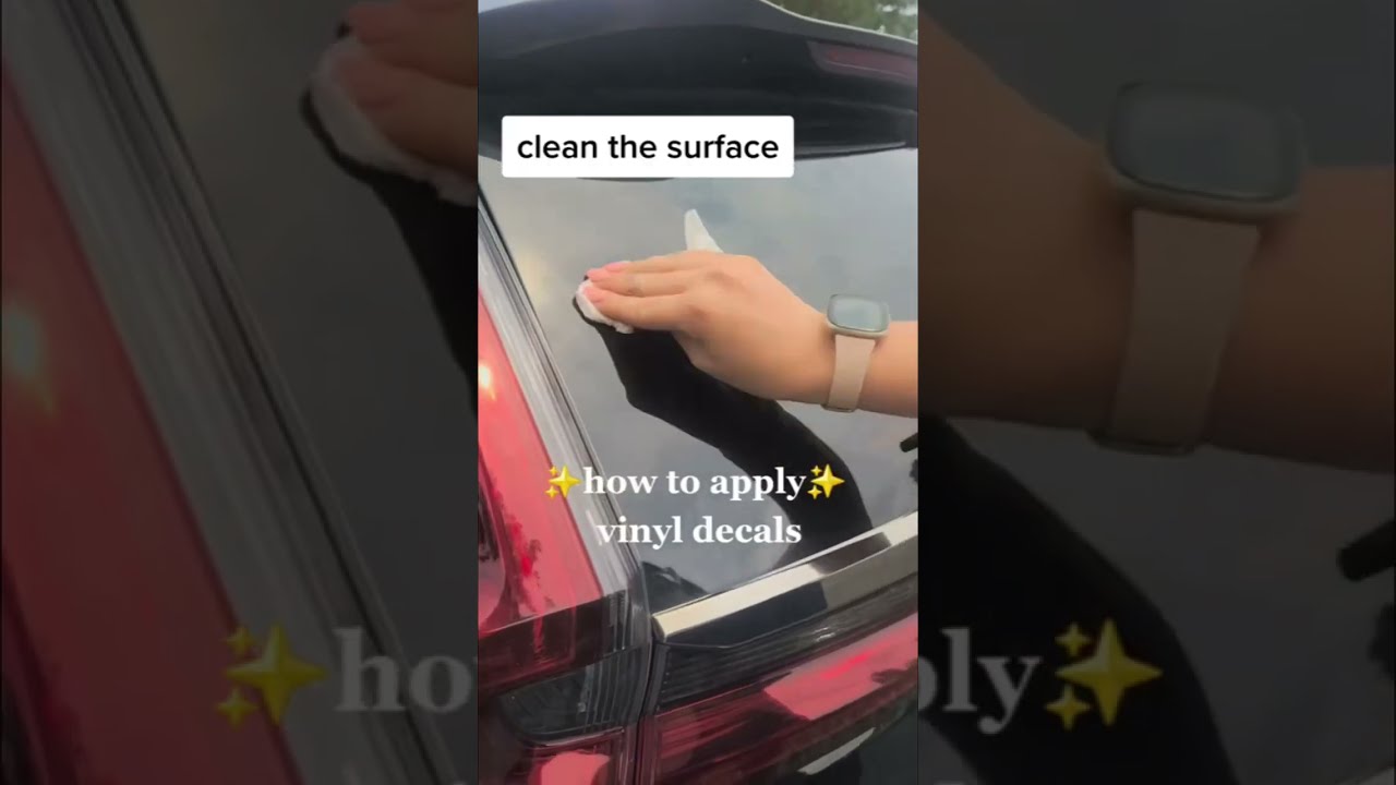 How To Apply Vinyl Decals | How To Put On Car Decals | Vinyl How To | Vinyl Decals
