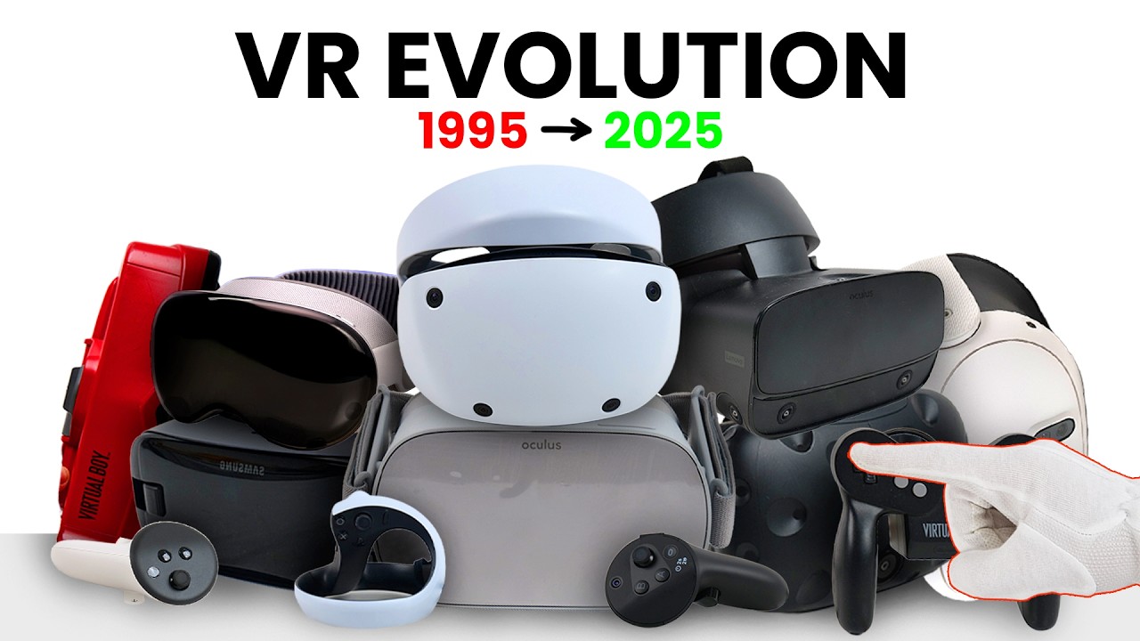 Evolution of VR Headsets (1995-2025)