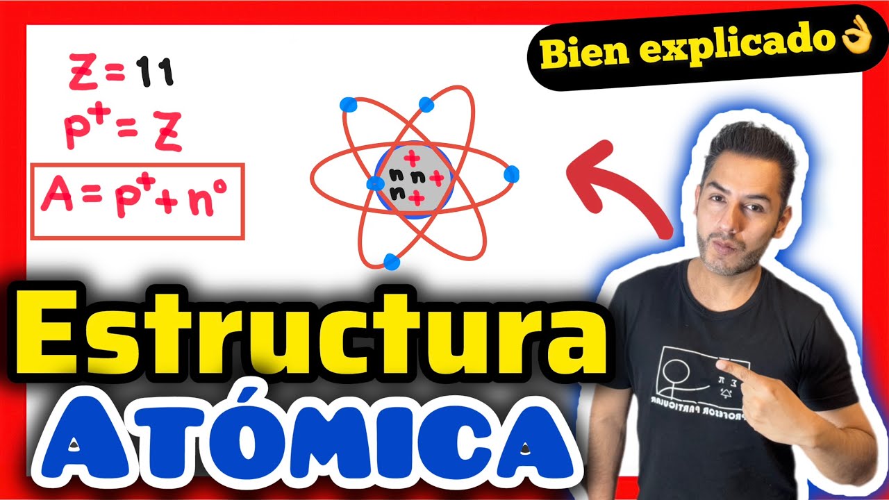 ✅ESTRUCTURA ATÓMICA protones neutrones y electrones |𝐀𝐩𝐫𝐞𝐧𝐝𝐞 𝐞𝐧 𝟏𝟎 𝐦𝐢𝐧𝐮𝐭𝐨𝐬💯👌🏻😎| Química
