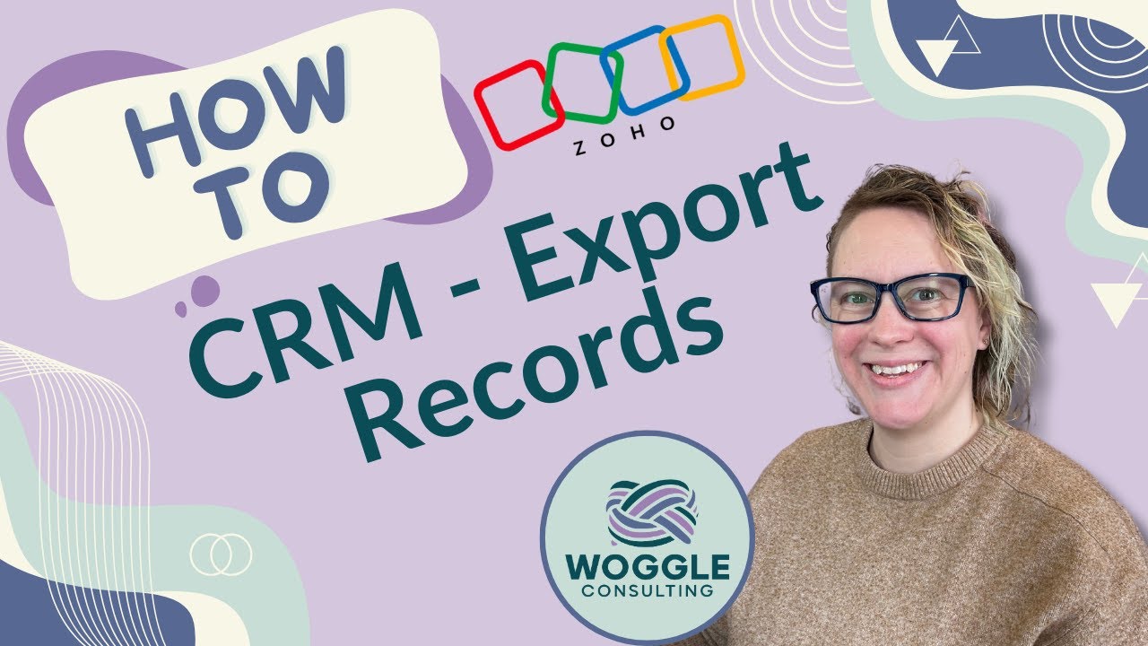 Zoho CRM - How to Export Records
