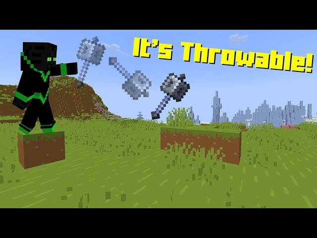 MrEnderNerd's Throwable Mace V1.0.1 | 1.21.5 DataPack Minecraft Data Pack