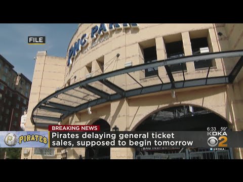Pittsburgh Pirates Delaying General Ticket Sales