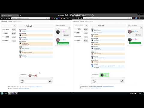 Web Chat Application written using ASP .NET Core 2.1 and SignalR