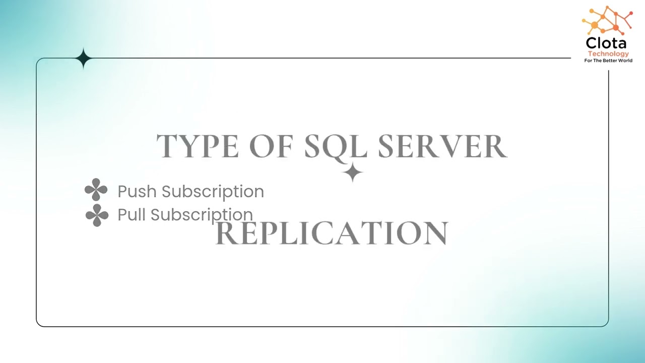 SQL Server Replication