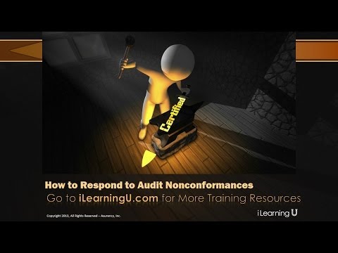 Responding to ISO Audit Non-conformances Part 1 of 3