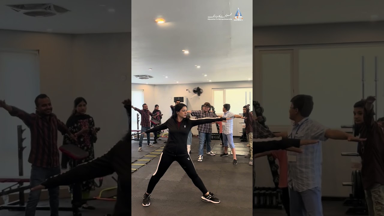 Day 2 of the Junior Entrepreneurs Bootcamp at GIFT University started with a refreshing yoga session