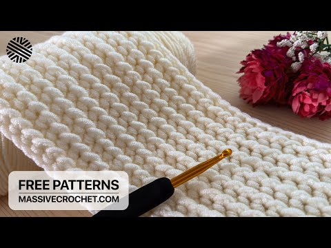 SUPER EASY & FAST Crochet Pattern for Beginners! ⚡️ SO PRETTY Crochet Stitch for Baby Blanket & Bag
