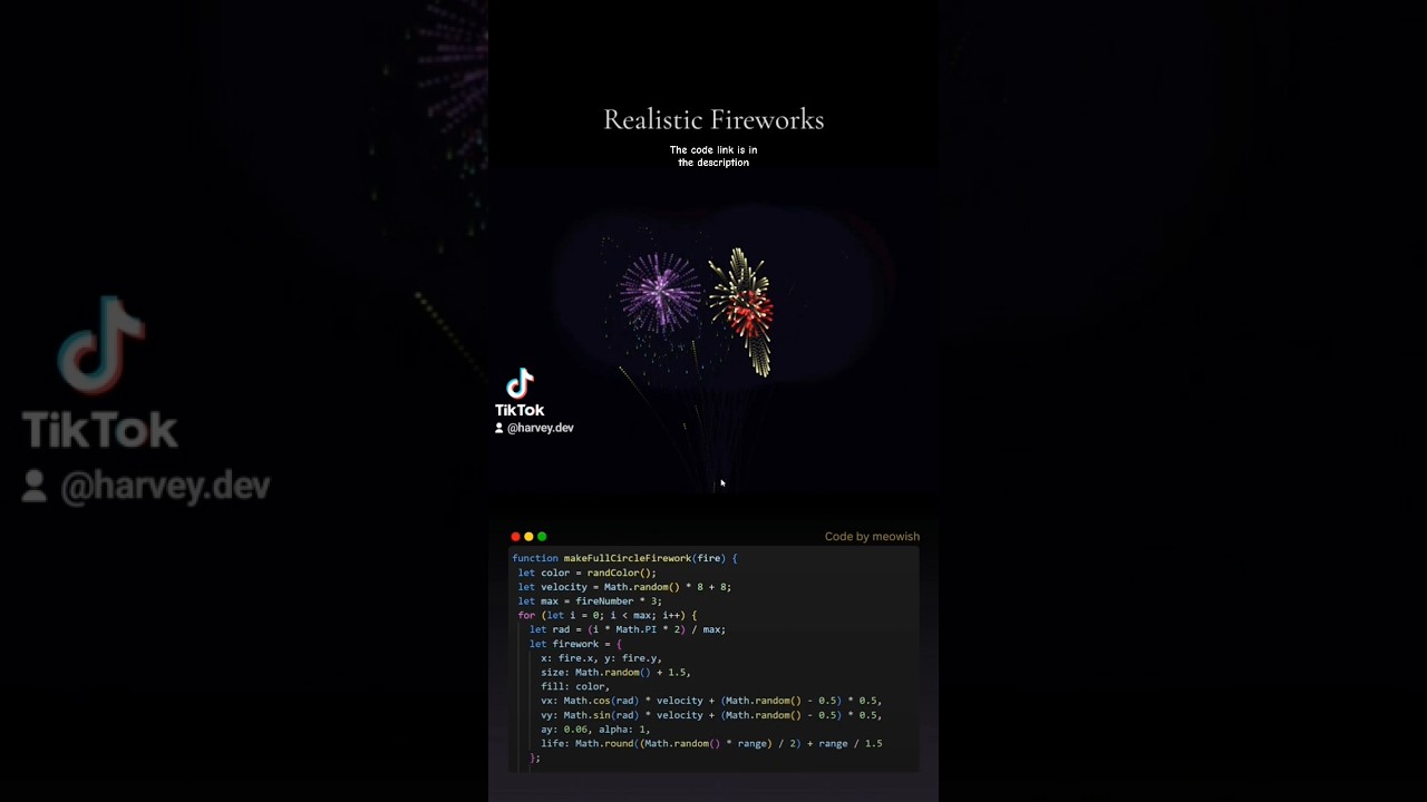 Stop for a second and watch this beautiful fireworks. #programming #fireworks #webdevelopment