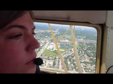 Landing at Arlington Municipal Airport, Texas
