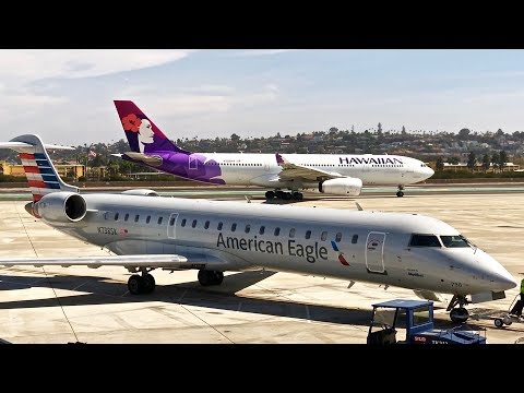 San Diego (SAN) Time-Lapse – American Eagle – Bombardier CRJ-700 & More – Time-Lapse Series Ep. 61