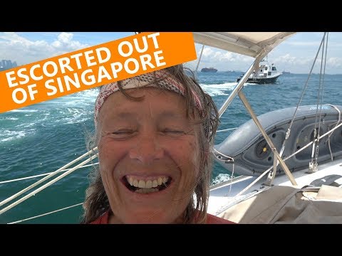 SAILING THE SINGAPORE STRAIT! Ep 80