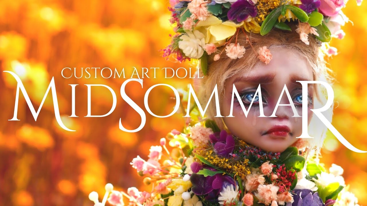 🌷 MAKING MIDSOMMAR'S MAYQUEEN 🌷 Halloween art doll [relaxing]