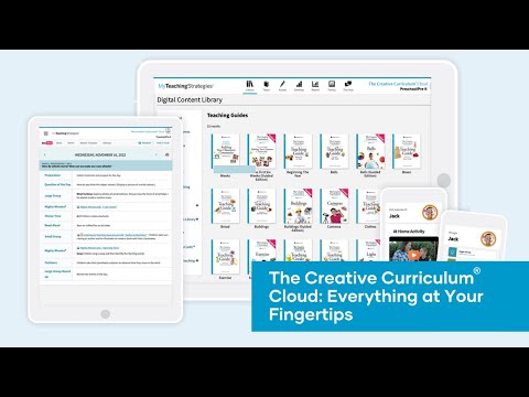 The Creative Curriculum Cloud: Everything at Your Fingertips