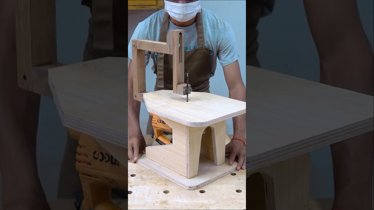 Testing Scroll Saw Completed for woodworking (part2)#shorts #woodworking #trending