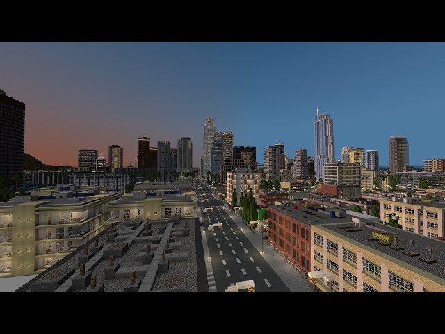 Los Angeles City Minecraft Map