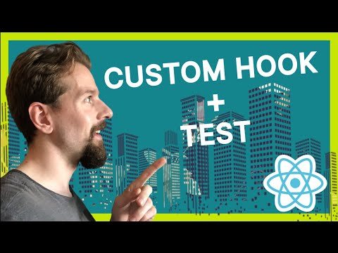 HOW to create CUSTOM HOOK and HOW to TEST IT | #React