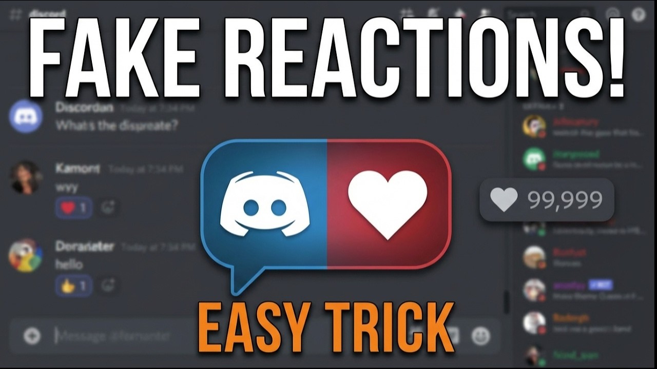 HOW TO GET FAKE DISCORD REACTIONS FOR ANY MESSAGE (NEW METHOD)