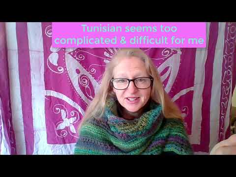 Tunisian Seems Too Complicated - It's Not! Easily Learn Tunisian Crochet in 15 minutes!