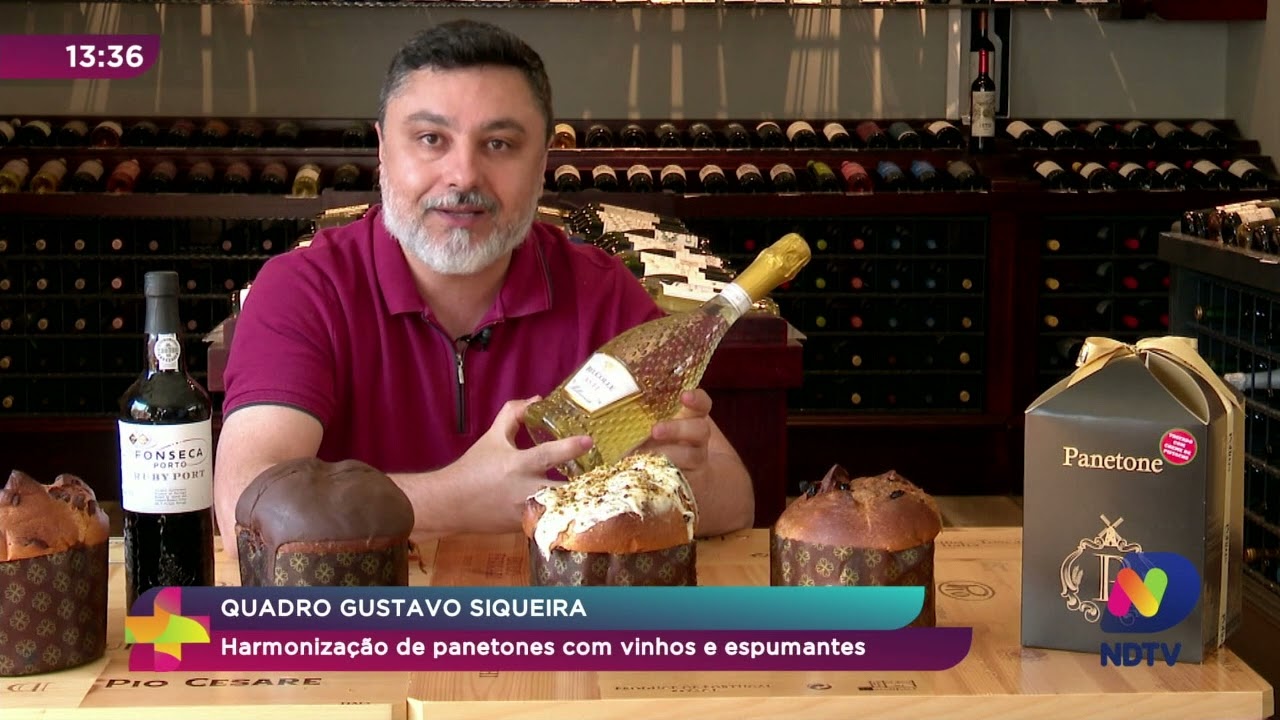 Gustavo Siqueira: veja dicas de harmonização de panetones com vinhos e espumantes