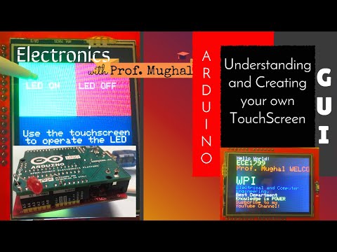 How does Touchscreens work? | Creating a Graphic User Interface using Arduino on an LCD Controller