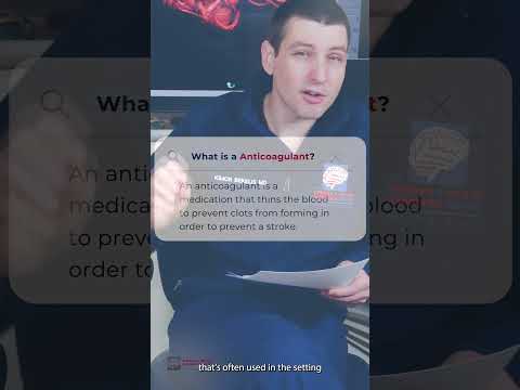 What Is Anticoagulation? #shorts #stroke #health