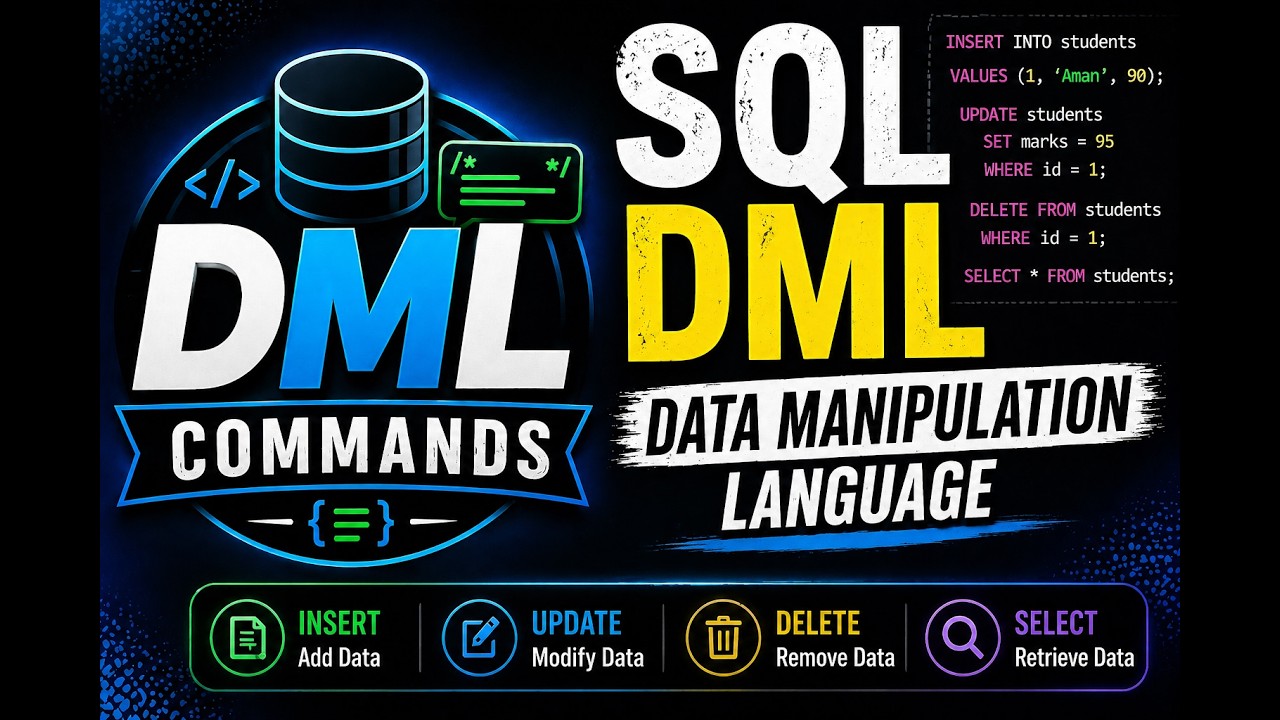 SQL DML Commands Practically in MySQL Workbench (Insert, Update, Delete) | No Talking