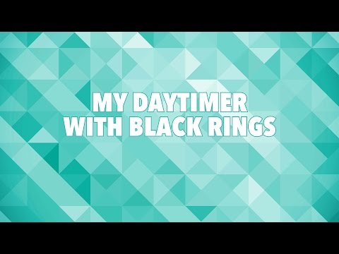 My Day-Timer with black rings