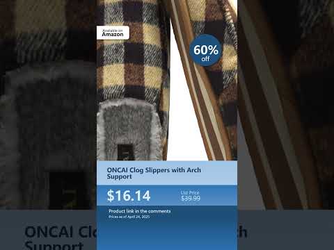ONCAI Clog Slippers with Arch Support
